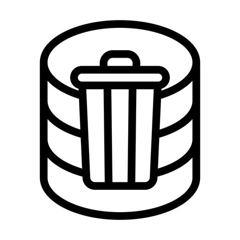 Delete Data Icon Design 13978256 Vector Art At Vecteezy