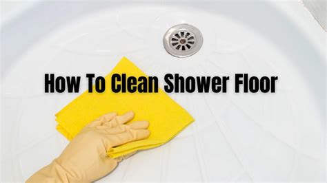 How To Clean Shower Floor Fiberglass Or Plastic Toolspart