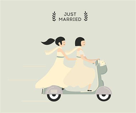 Lesbian Wedding Illustrations Royalty Free Vector Graphics And Clip Art