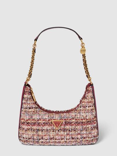 Guess Handtasche in Bouclé Optik Modell GIULLY pflaume online kaufen