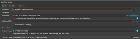 how to silently deploy an exe installshield pdq