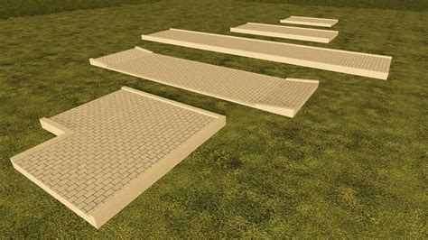 Sidewalks Prefab V Mod Farming Simulator Mod