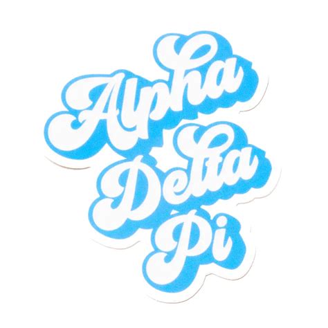 Sorority Retro Decal Alpha Delta Pi Katherine Beck