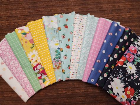 Misty Morning By Minki Kim For Riley Blake Piece Half Yard Bundle Pack