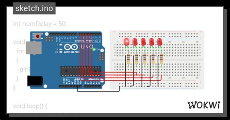 Nightrider Licht Wokwi Esp32 Stm32 Arduino Simulator
