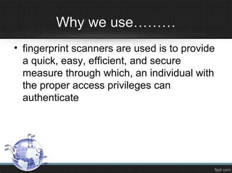 Fingerprint Voting System Ppt