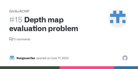 Depth Map Evaluation Problem Issue GhiXu ACMP GitHub