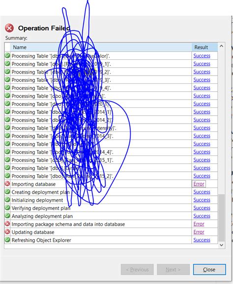 Failed Deploy Data Base From Ssms To Azure Sql Microsoft Qanda
