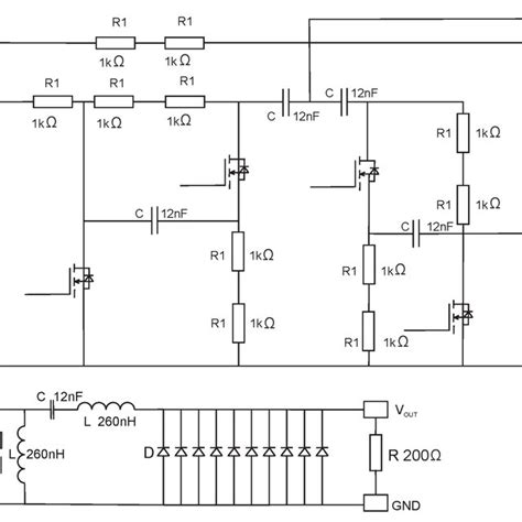 Schematic Of A Custom Built Pulse Generator Using Four Mosfet