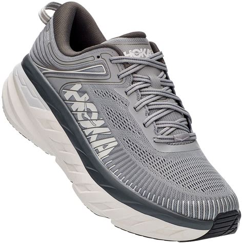 Hoka Mens Bondi 7 Wide Athletic Shoes Wild Dove Elliottsboots