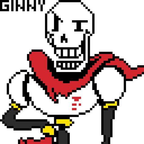 Papyrus Colored Battle Sprite Undertale Amino