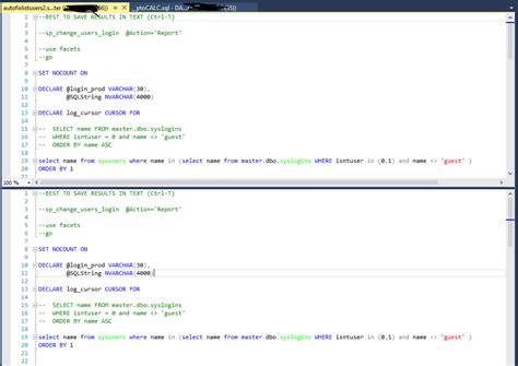 Ssms Sql Server Management Studio 2014 Show Same Sql File In