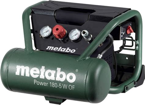 Metabo Air Compressor Power 180 5 W Of 5 L 8 Bar