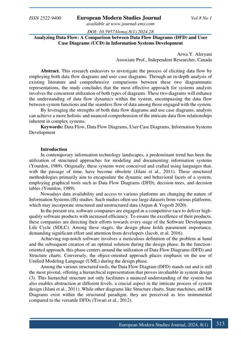 Pdf Analyzing Data Flow A Comparison Between Data Flow Diagrams Dfd