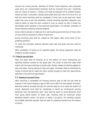 Method Statement D Wall PDF Method Statement D Wall PDF