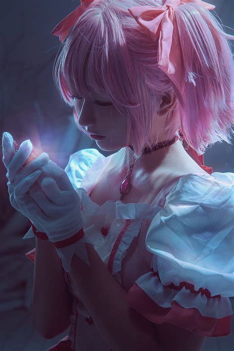 Kaname Madoka Madoka Kaname Anime Cosplay Mahou Shoujo Madoka Magica Anime Cosplay