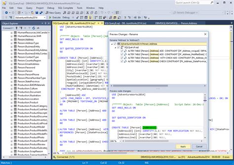 Smart Code Completion And SQL Refactoring In SSMS And Visual Studio