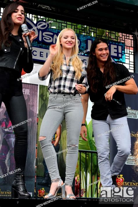 Descendants Perform And Join Fans At Downtown Disney At Disneyland