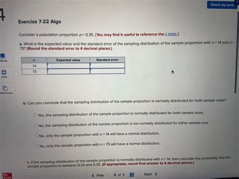 Solved Check My Work 1 Exercise 7 22 Algo Consider A