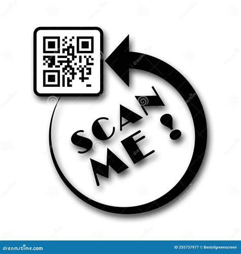 Qr Code Scan Me Icon For Payment Text Transfer With Scan Me Button