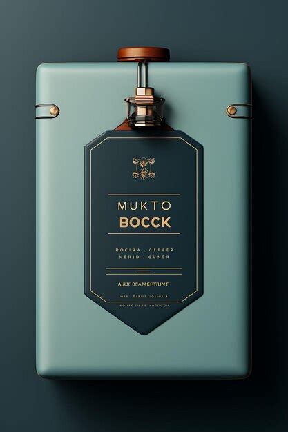 Premium Photo Packaging Of A Sophisticated Box Packaging Concept