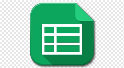 Google Sheet Icon Square Angle Area Symbol Apps Google Drive Sheets