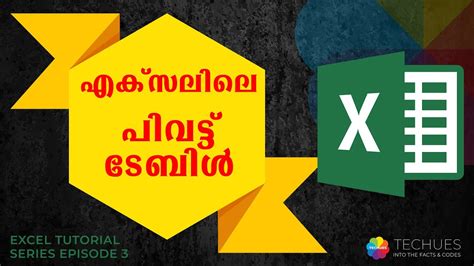 Pivot Table In Microsoft Excel Malayalam Excel Tutorial Episode 3