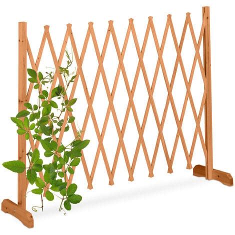 Relaxdays Tuteur à tomates en bois plantes grimpantes non fixe