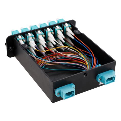 24 Cores Mtp Fiber Optic Patch Panel Mpo Cassette Module
