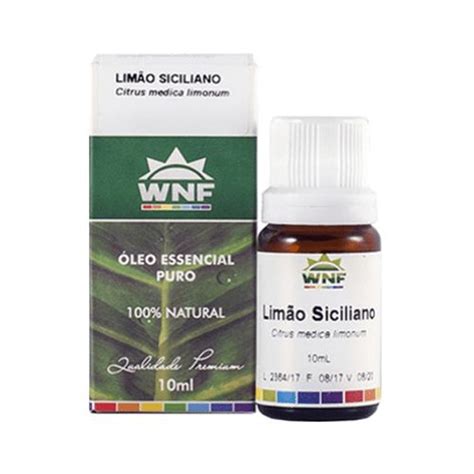 Óleo Essencial Limão Siciliano WNF 10ml em Promoção Ofertas na