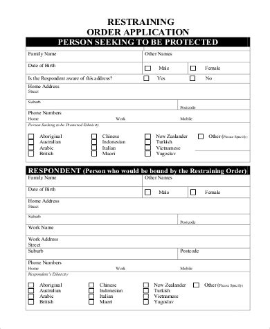Sample Letter To Drop Restraining Order