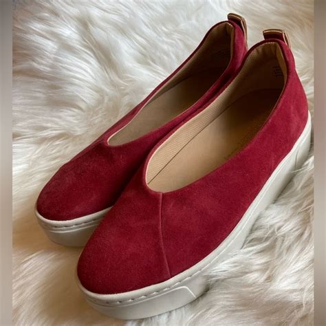 Naked Feet Shoes Naked Feet Red Nubuck Slipon Shoes 7 Poshmark