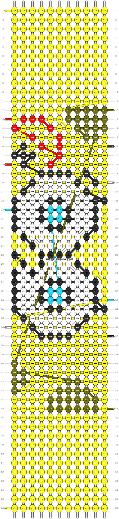 Alpha Pattern 8806 Braceletbook Alpha Patterns String Bracelet