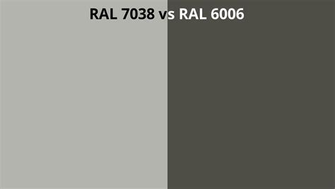 Ral 7038 Vs 6006 Ral Colour Chart Uk