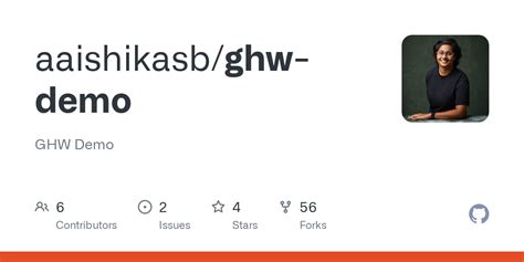 GitHub Aaishikasb Ghw Demo GHW Demo