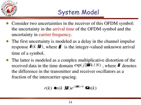Ppt Introduction To Synchronization Schemes In Ofdm Systems