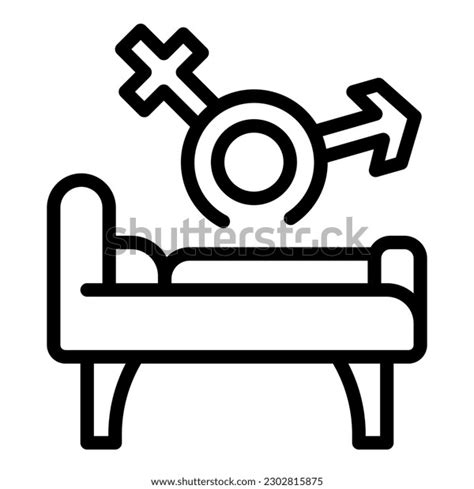 Sex Education Bed Icon Outline Vector Stock Vector Royalty Free