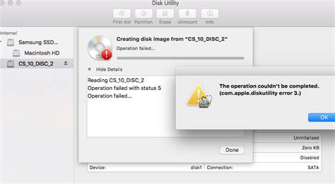 the operation couldn t be completed com… apple community