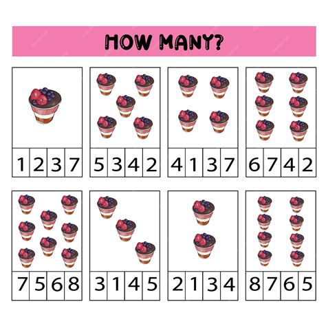 Premium Vector How Many Count How Many Objects Are Hidden In The