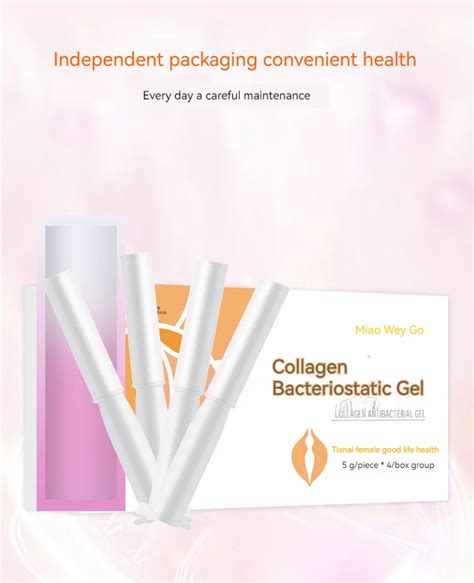 Warm Full Human Collagen Gel Antibacterial Daily Care Gel For Personal