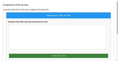 Pengonversi Html Ke Teks Online Konversikan Html Ke Teks Biasa