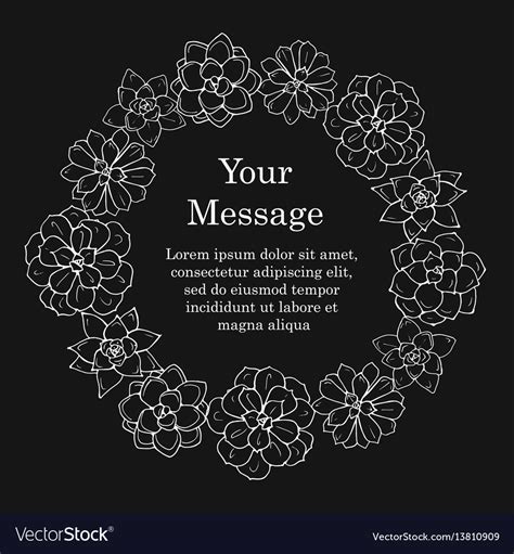 Funeral Frame Royalty Free Vector Image Vectorstock