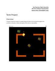 CSC Term Project Pdf San Francisco State University CSC Software Development