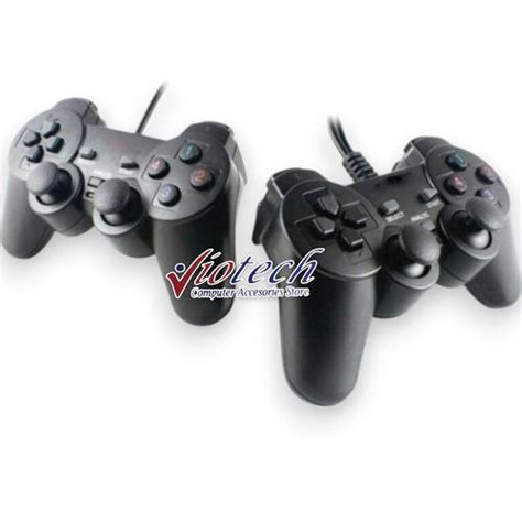 Promo Stik Stik Ps Double For Pc Komputer Controller Game Joystick Gamepad Hitam Jakarta Pusat