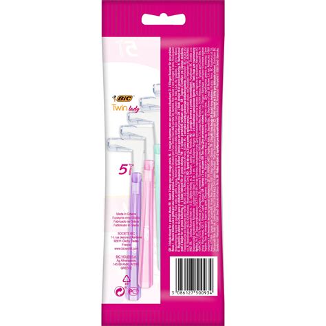 Самобръсначка за жени Bic Twin Lady 2 остриета Стандартен комплект 5