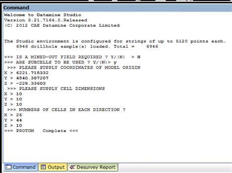 Reserve Estimation Using Datamine Software Pptx