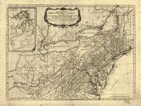 A General Map Of The Middle British Colonies In America Containing