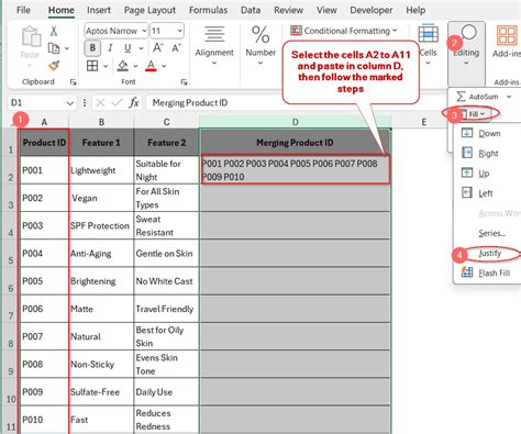 How To Merge Cells Vertically Without Losing Data In Excel Excel Insider