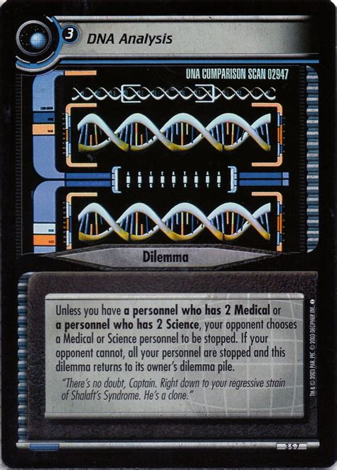 Dna Analysis Cta Cardguide Wiki Fandom