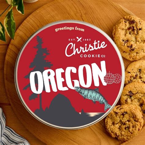 Oregon Gourmet Cookie Tin 18